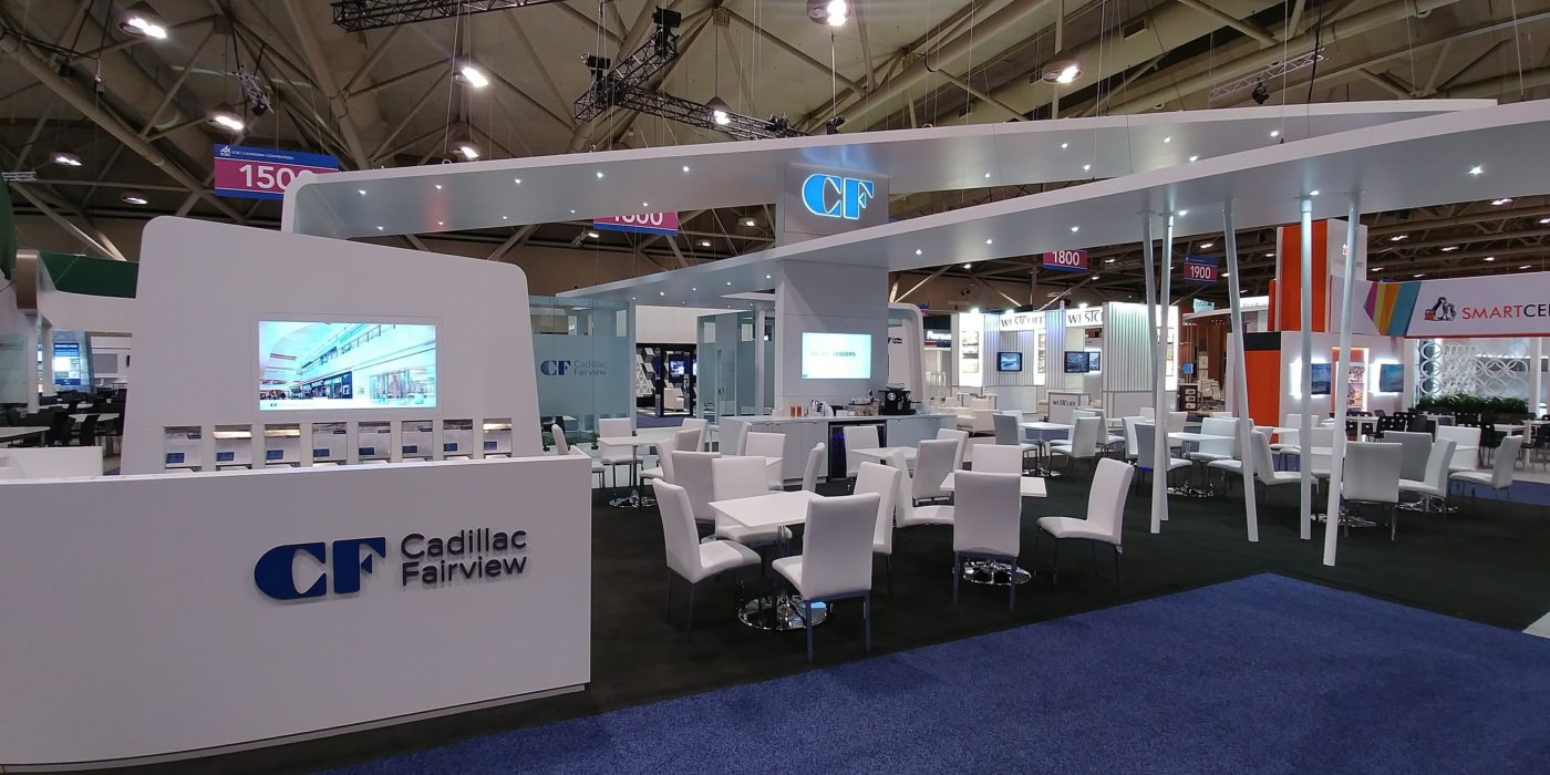 Cadillac Fairview – Maverick Exhibits – Custom Trade Show Exhibit Design